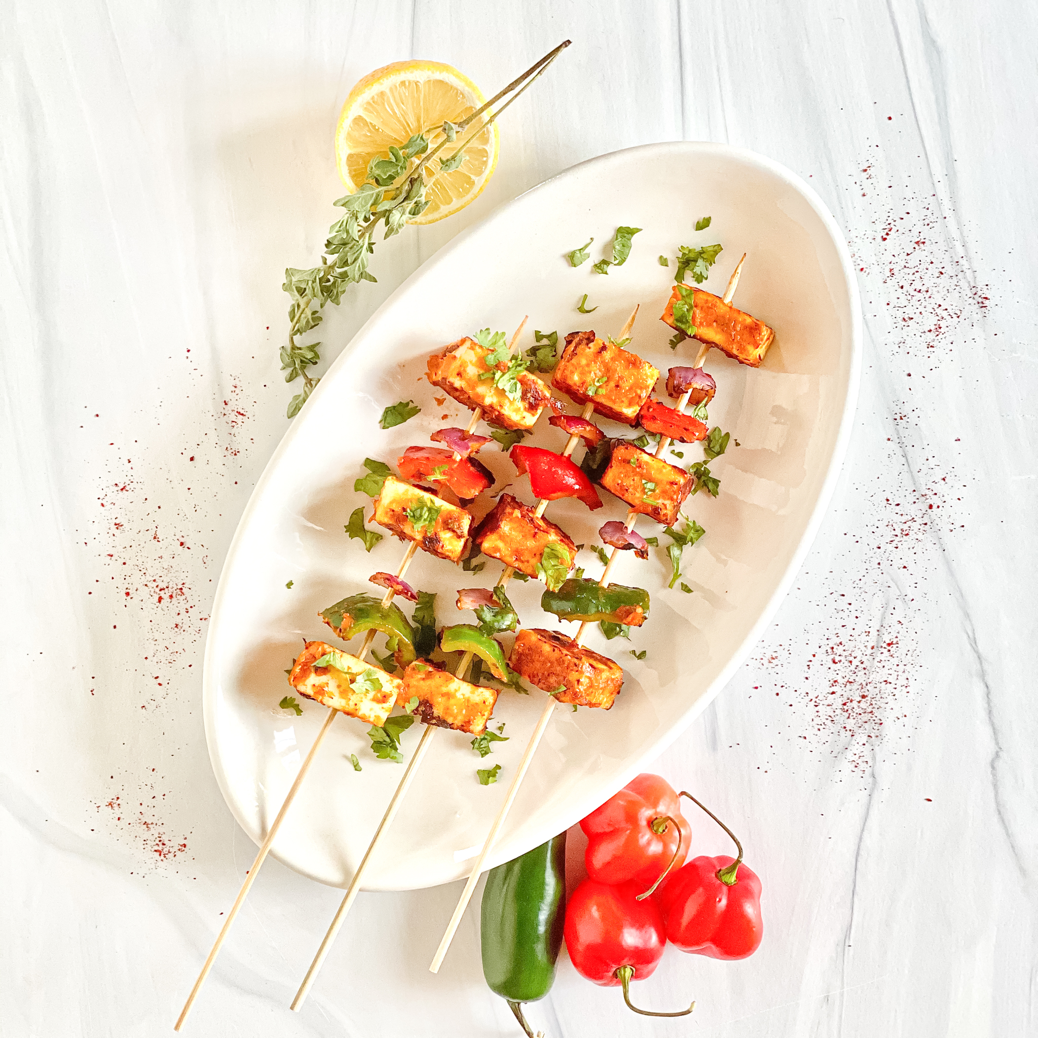 Peri Peri Paneer Tikka – RAVS KITCHEN